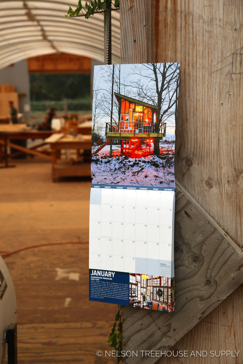 Pete Nelson's 2018 Treehouse Calendar – Be in a Tree